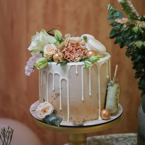 6″ Round custom cake~ 10 servings - Easy Cake Factory